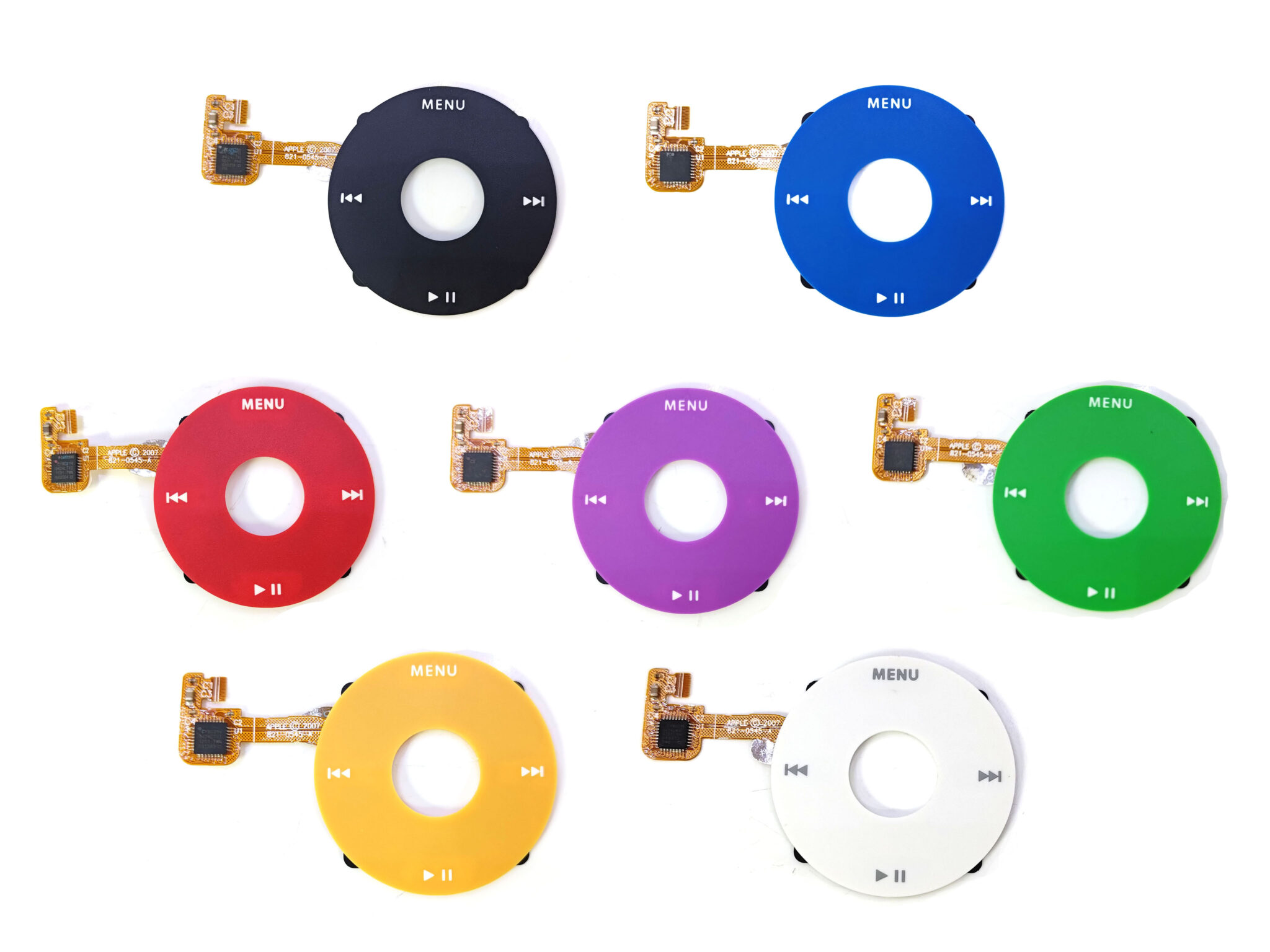 Click Wheel Buttons For Apple IPod Classic 6th 7th Gen - Parts Plus Pods