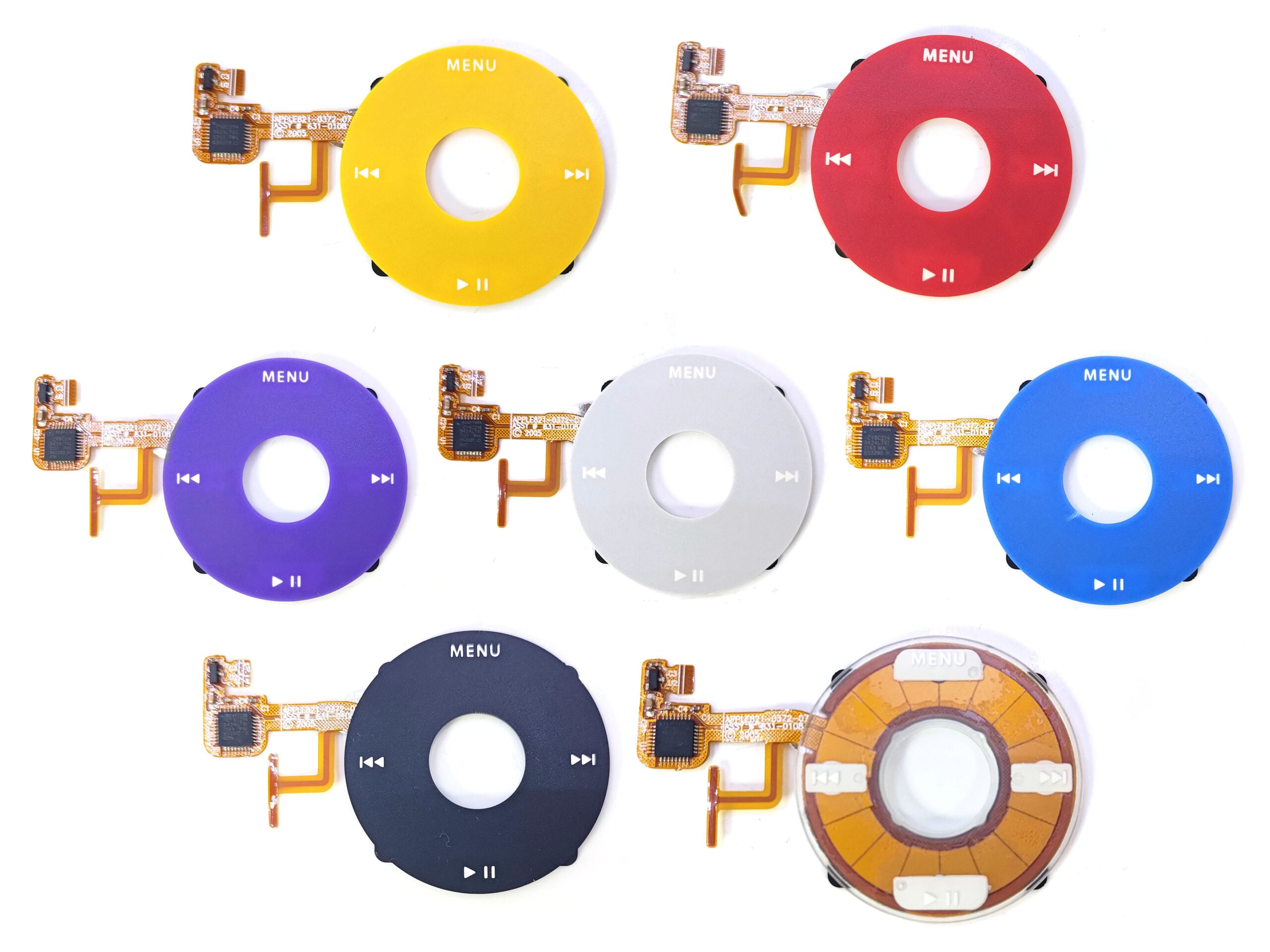 Click Wheel Buttons For Apple IPod Classic 5th Gen - Parts Plus Pods